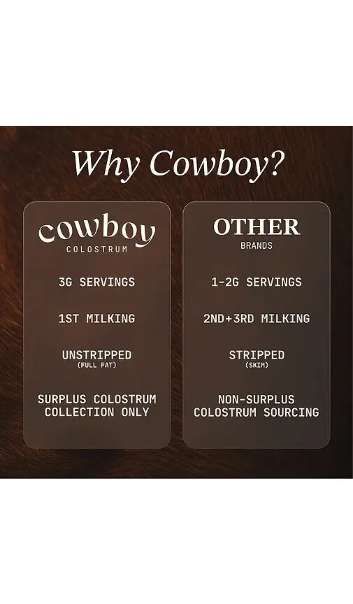 COWBOY COLOSTRUM Strawberry Colostrum