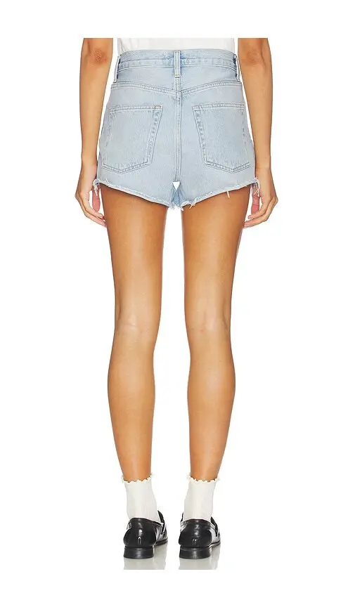 AGOLDE Ridley High Rise Denim Shorts - Comeback