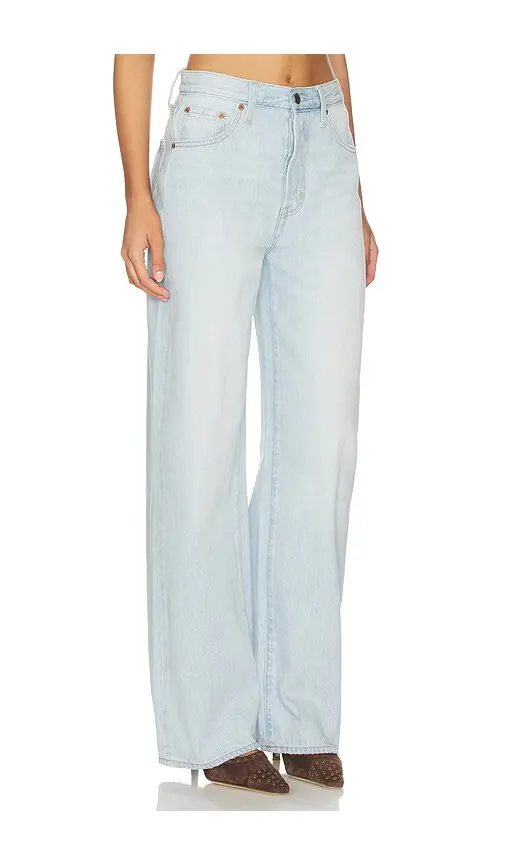 PISTOLA Tate" High Rise Bowed Wide Leg Jeans - Postcards