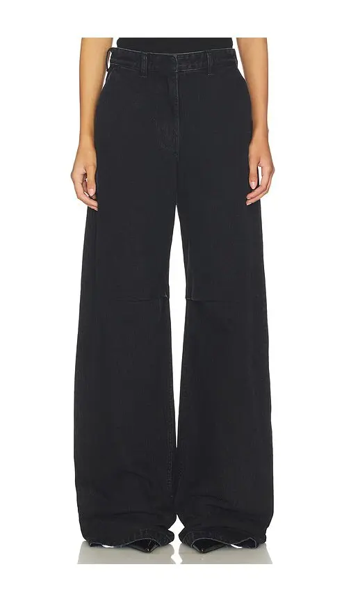 ENTIRE STUDIOS Dem Wide Leg Jeans - Magnetite
