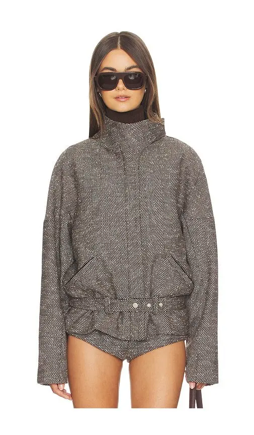 ENTIRE STUDIOS Contrast Aviator Jacket