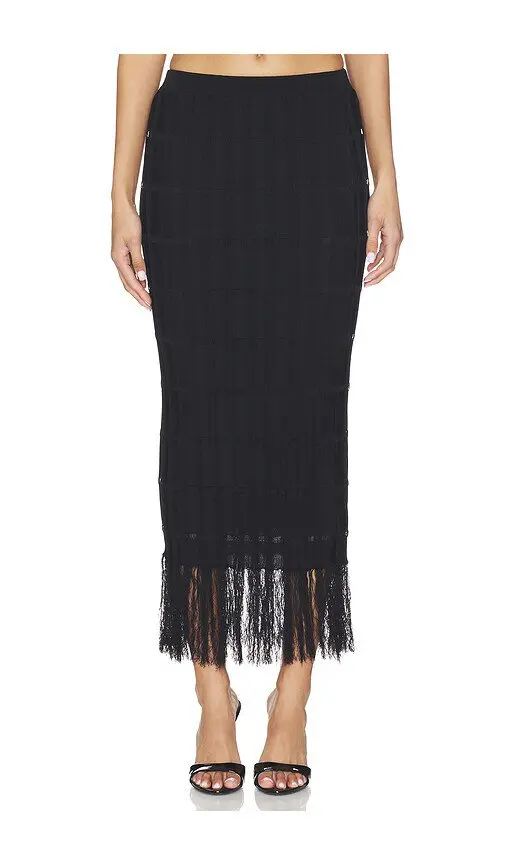 KARINA GRIMALDI Aria Fringe Knit Set