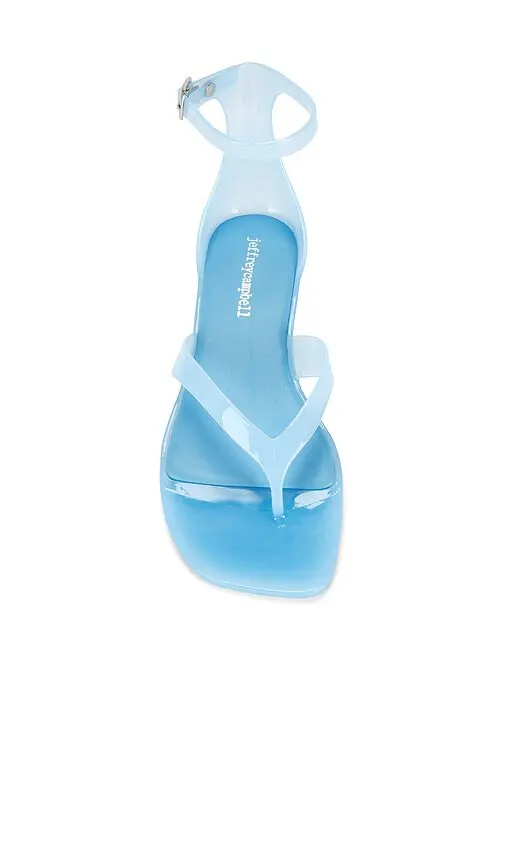 Jeffrey Campbell Gummy Thong Sandal - Light Blue