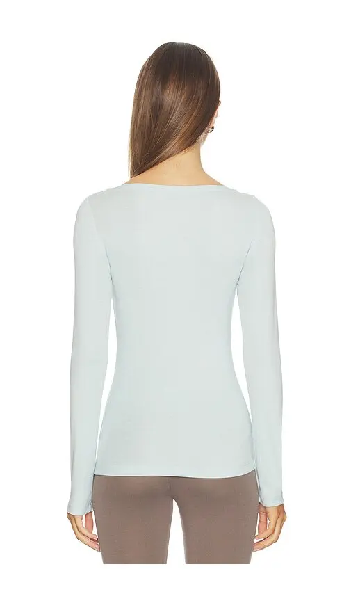 ARTLESS Lane Boatneck Top - Lightblue