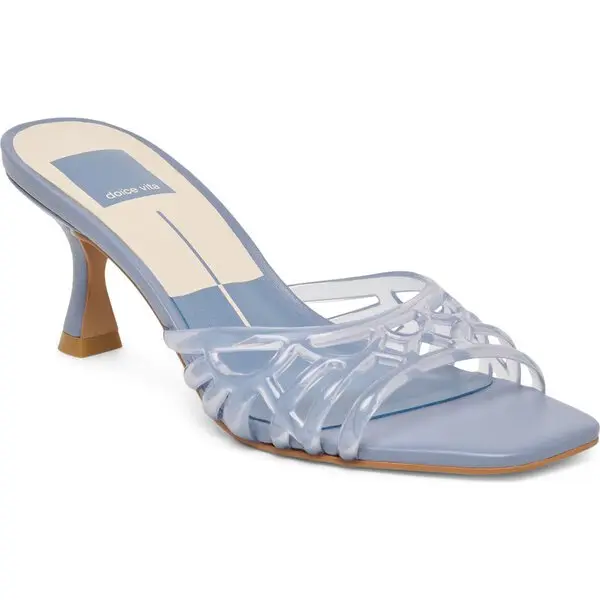 Dolce Vita Galae Slide Sandal - Dusty Blue Jelly