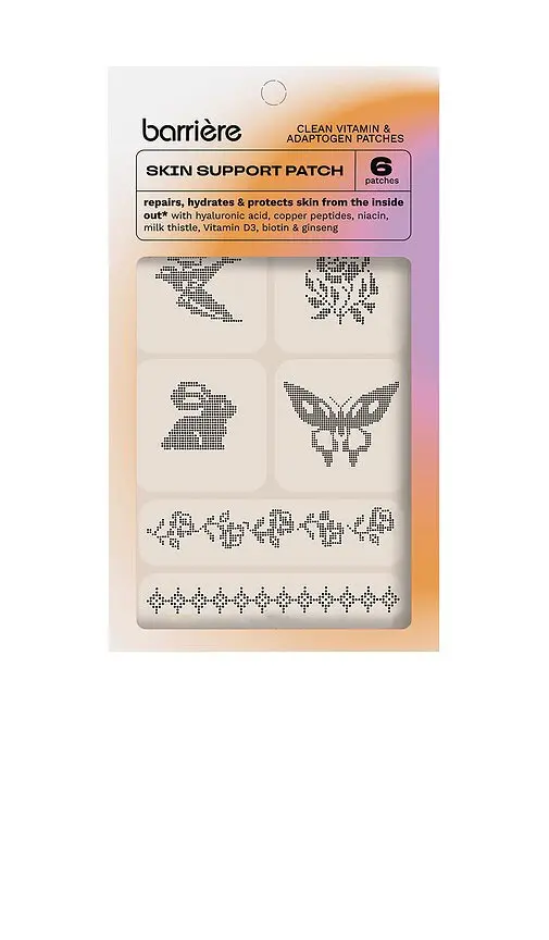 BARRIERE Skin Support Patch 6 Pack - Cross Stitch