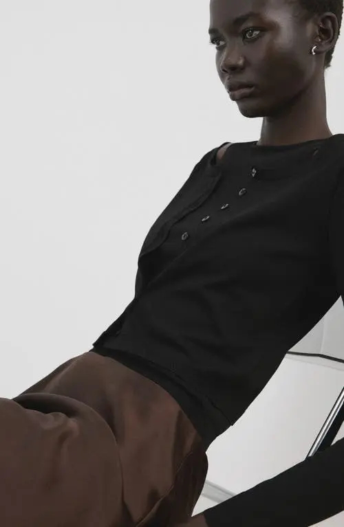 Mango Combined Cardigan