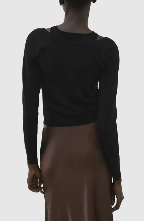 Mango Combined Cardigan