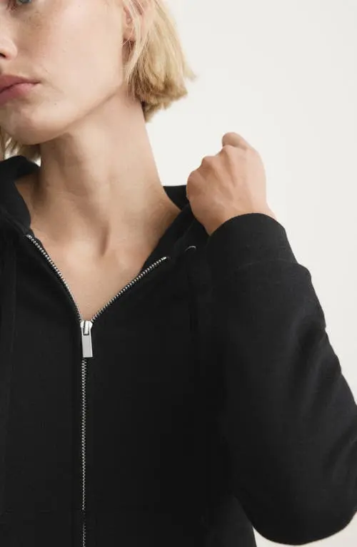Mango Cotton Zip Hoodie