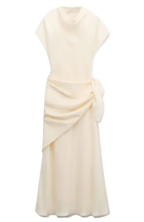 Mango Midi Scarf Dress