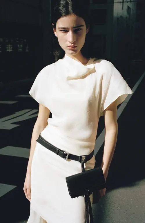 Mango Midi Scarf Dress