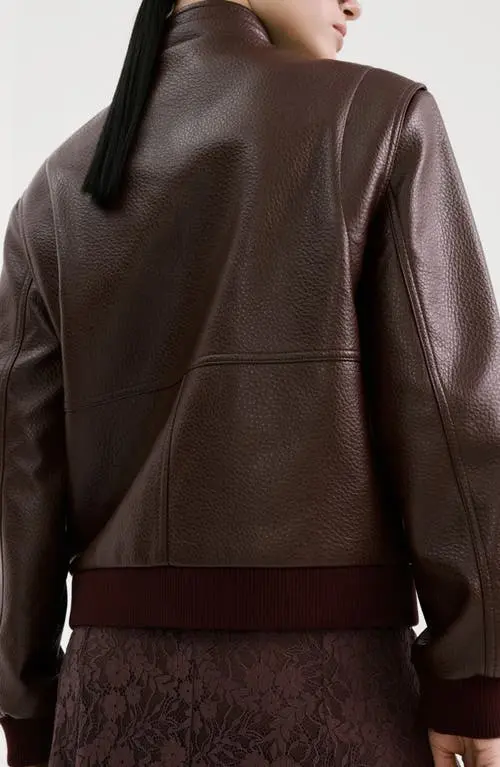 Mango Faux Leather Jacket