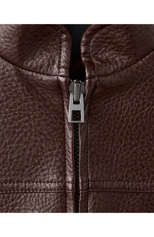 Mango Faux Leather Jacket