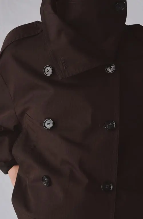 Mango Cropped Trench Jacket