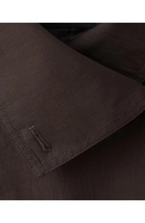 Mango Cropped Trench Jacket