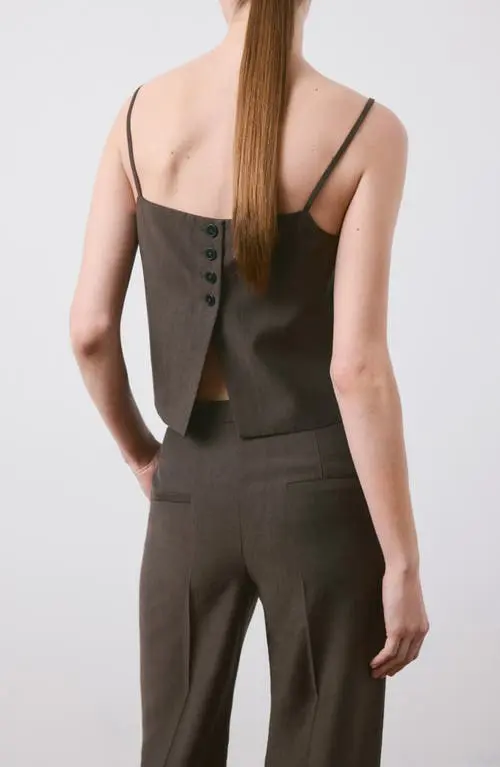 Mango Sleeveless Crop Top