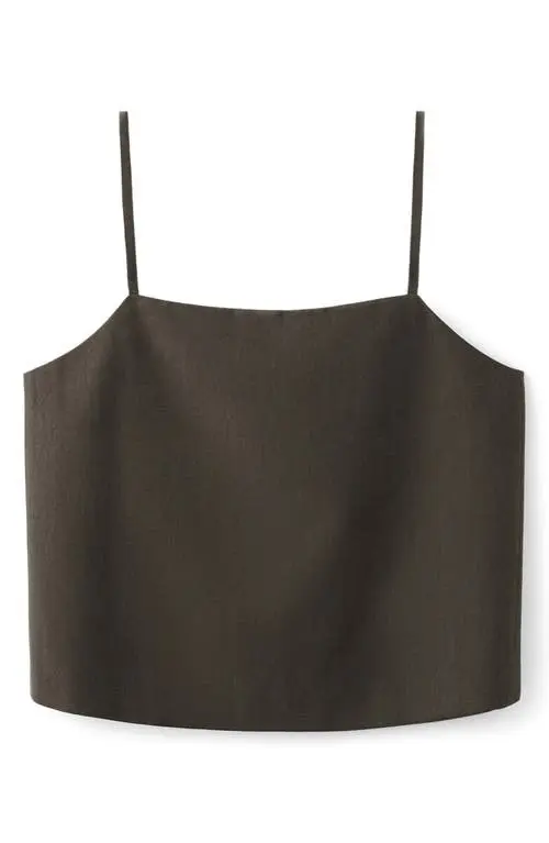 Mango Sleeveless Crop Top