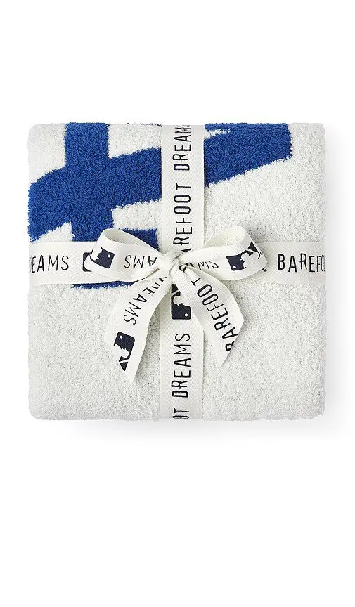 Barefoot Dreams Cozychic Los Angeles Dodgers Stroller Blanket