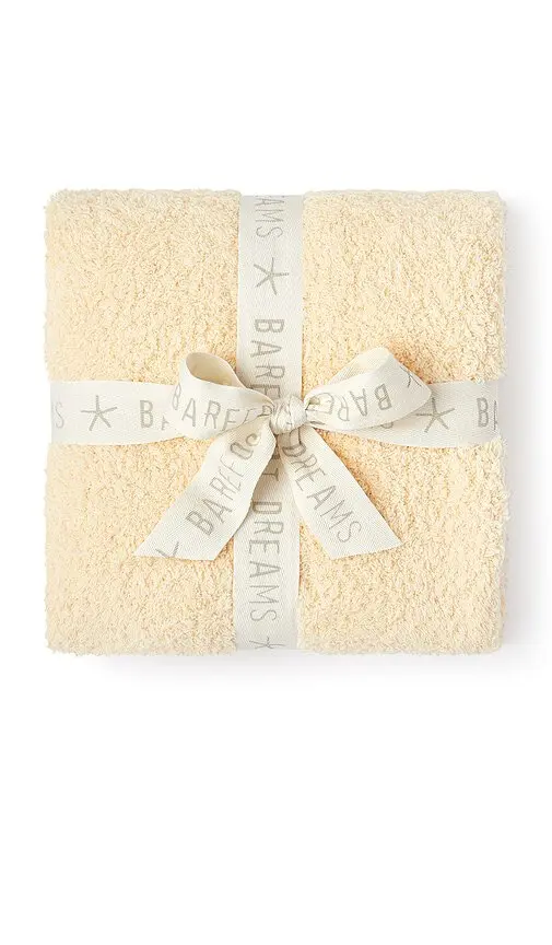 Barefoot Dreams Cozychic Stroller Blanket In Yellow