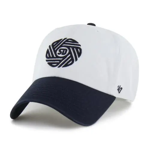'47 Navy San Diego Fc Two-tone Clean Up Adjustable Hat By - White