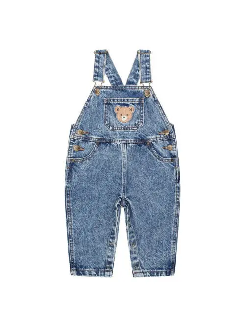 HUXBABY Denim Overalls - Denim Blue