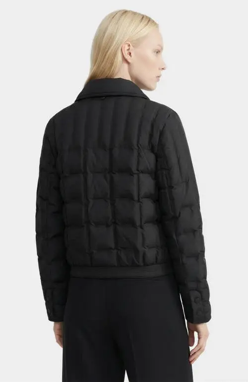 Rudsak Quilted Down Shirt Jacket - Black
