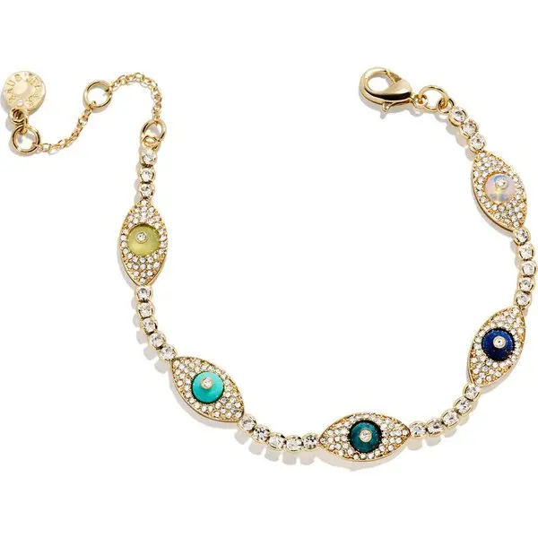 Baublebar Iris Evil Eye Tennis Bracelet - Gold