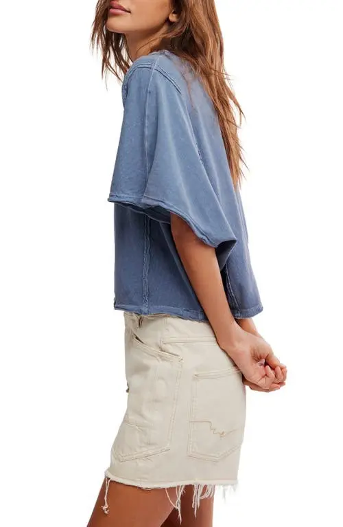 Free People Next Level Batwing Oversized T-shirt - Night Shadow