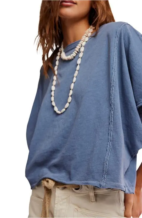 Free People Next Level Batwing Oversized T-shirt - Night Shadow