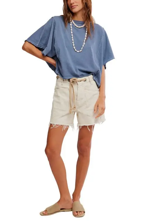 Free People Next Level Batwing Oversized T-shirt - Night Shadow