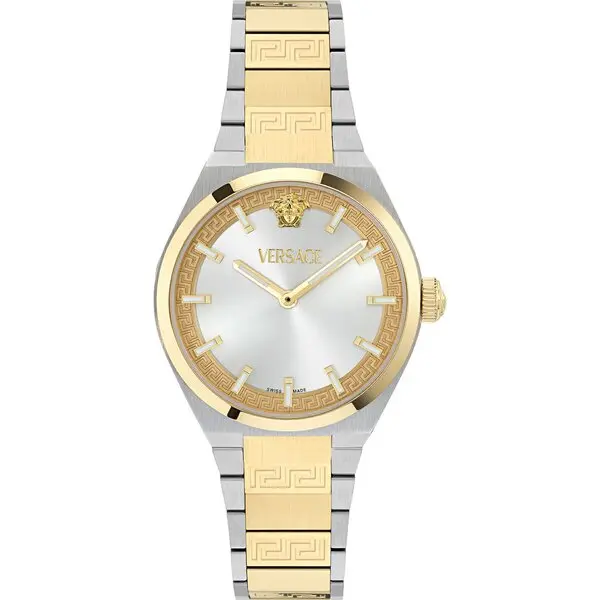 Versace V-auria Two-tone Bracelet Watch - Gold Two Tone