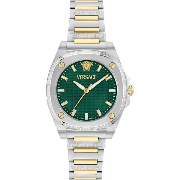 Versace Greca Pulse Two-tone Bracelet Watch - Two Tone