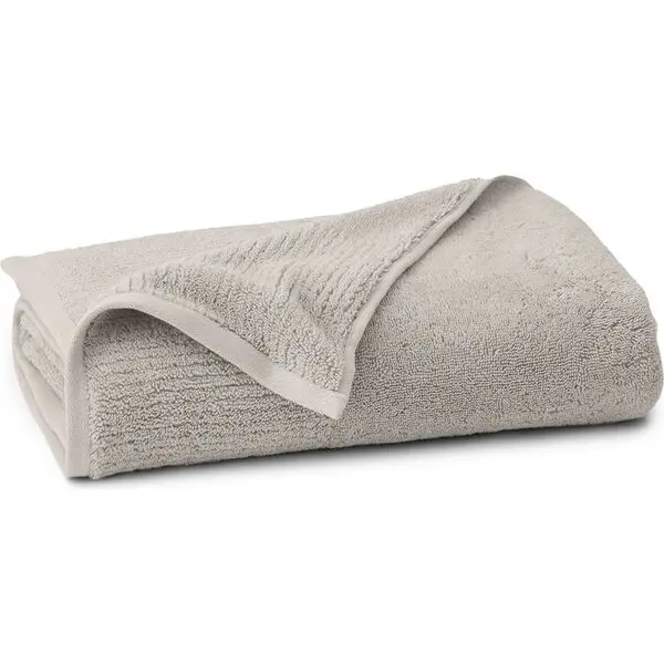BOLL & BRANCH Ultraplush Organic Cotton Bath Towel - Pewter
