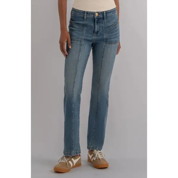 Kut From The Kloth Kelsey Seamed Kick Flare Jeans - Articulated