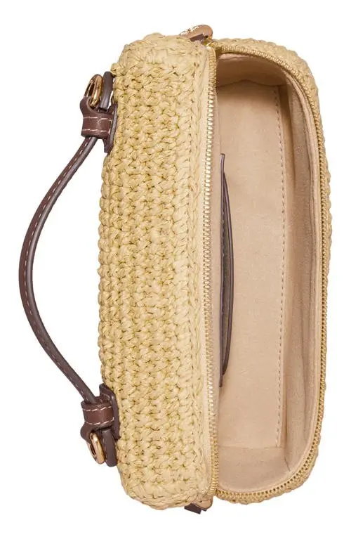Tory Burch Romy Straw Top Handle Bag
