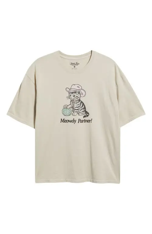 Junk Food Meowdy Partner Graphic T-shirt