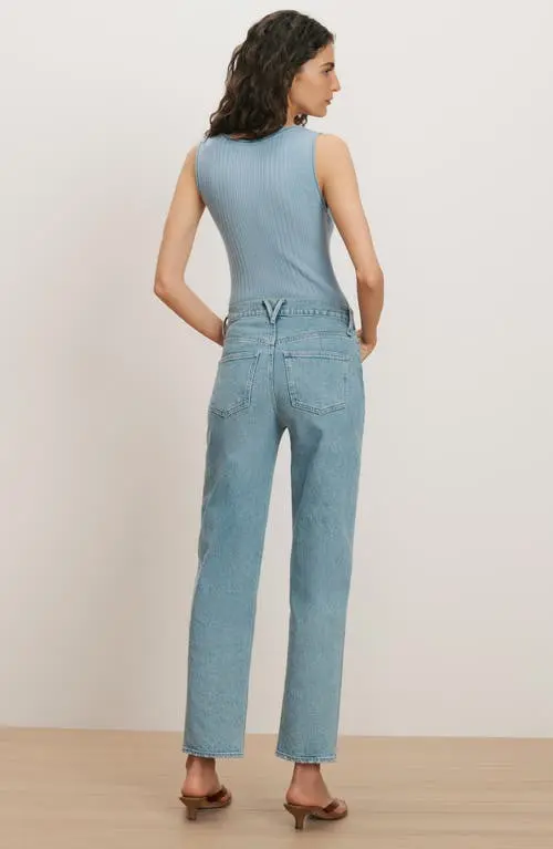 Veronica Beard Harley High-waist Arc Leg Jeans - Big Splash