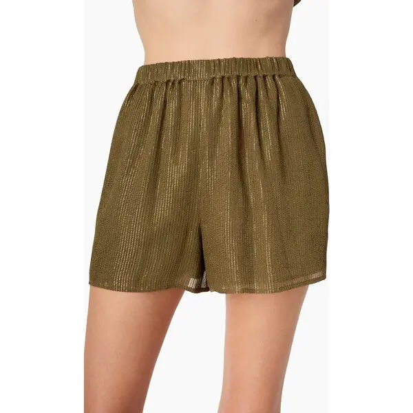 Cami Nyc Metallic Chiffon Shorts