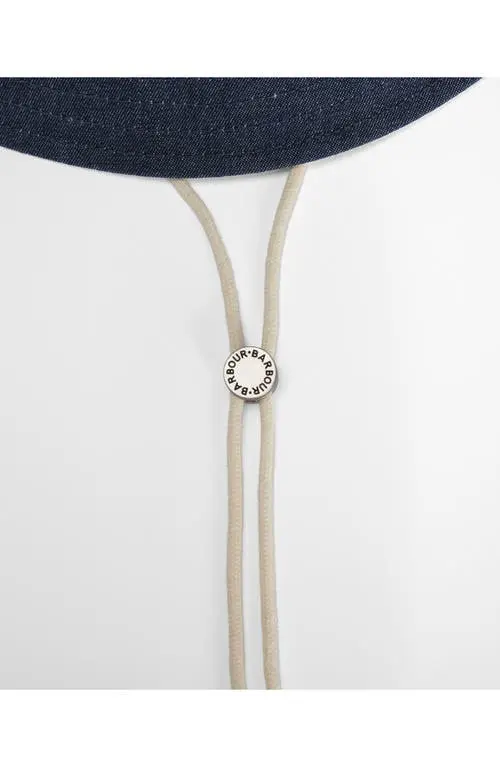 Barbour Asker Water-resistant Waxed Denim Bucket Hat
