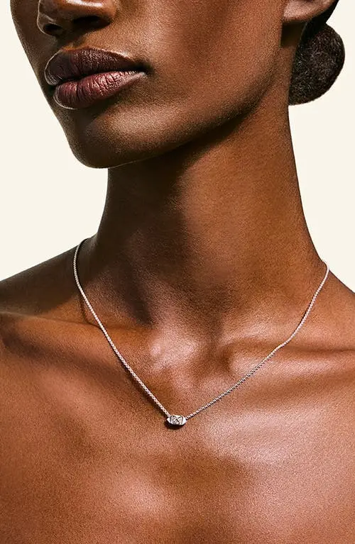 John Hardy Icon Stud Pavé Diamond Pendant Necklace - Silver