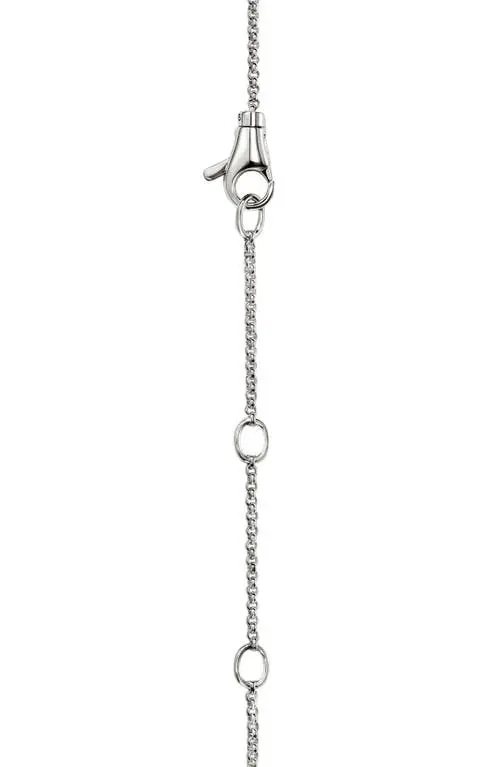 John Hardy Icon Stud Pavé Diamond Pendant Necklace - Silver