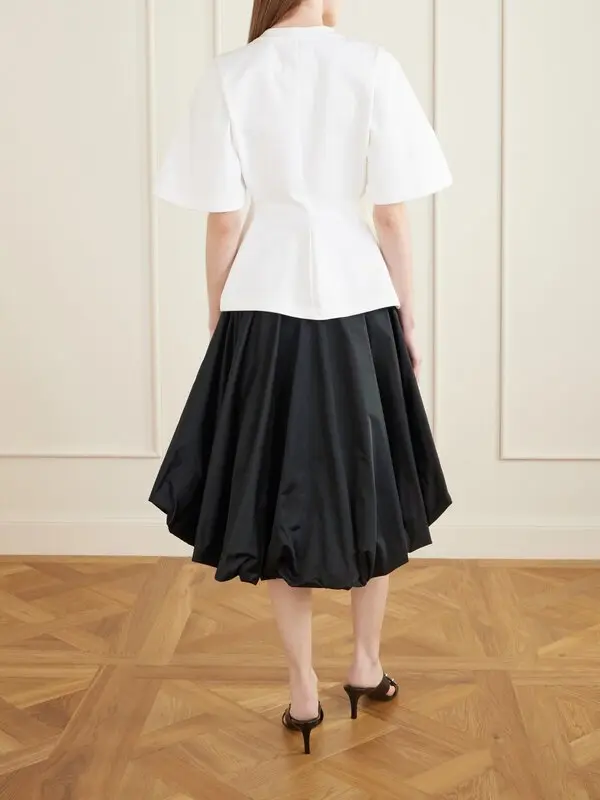 Balenciaga Shaped Flared Cotton-jersey T-shirt