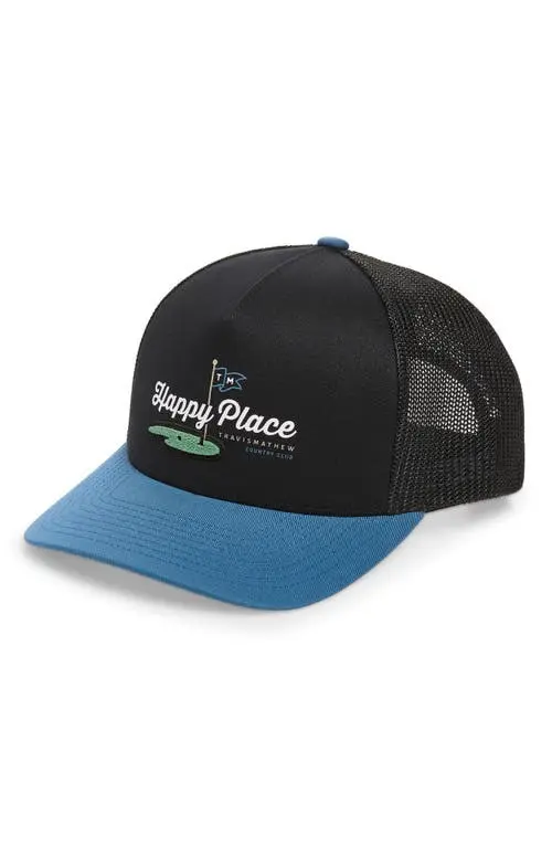 Travis Mathew Swing Season Golf Cap - Black