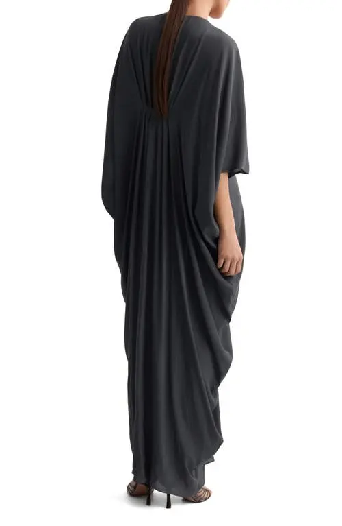 Mango Drape Maxi Dress