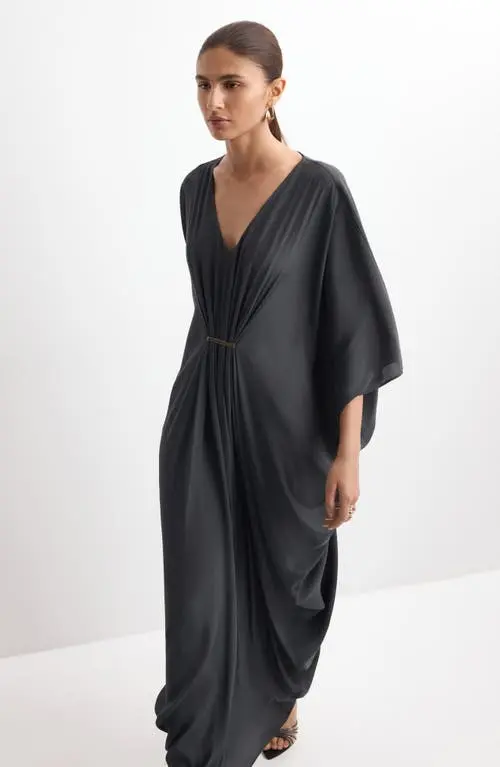 Mango Drape Maxi Dress