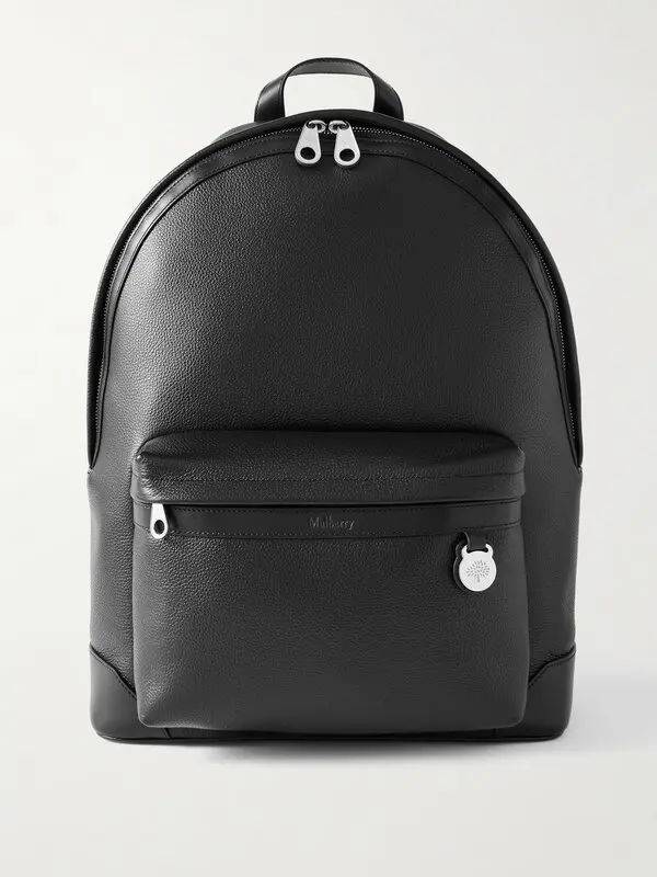 Mulberry Heritage Full-grain Leather Backpack - Black
