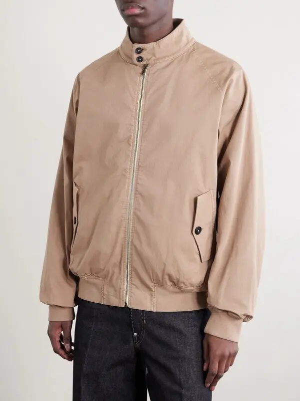 Massimo Alba Cotton-blend Twill Bomber Jacket