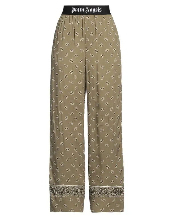 Palm Angels Paisley Print Wide Leg Pants