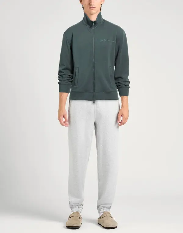 Armani Exchange Turtleneck Sweatshirt With Logo - Green