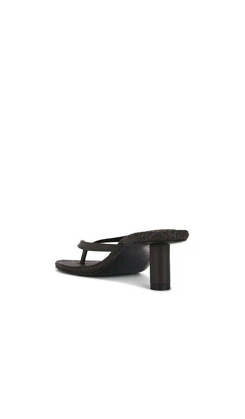 ST. AGNI Woven Thong Stiletto Heel